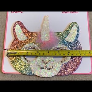 Justice | Costumes | Justice Llamacorn Glitter Halloween Costume Mask ...
